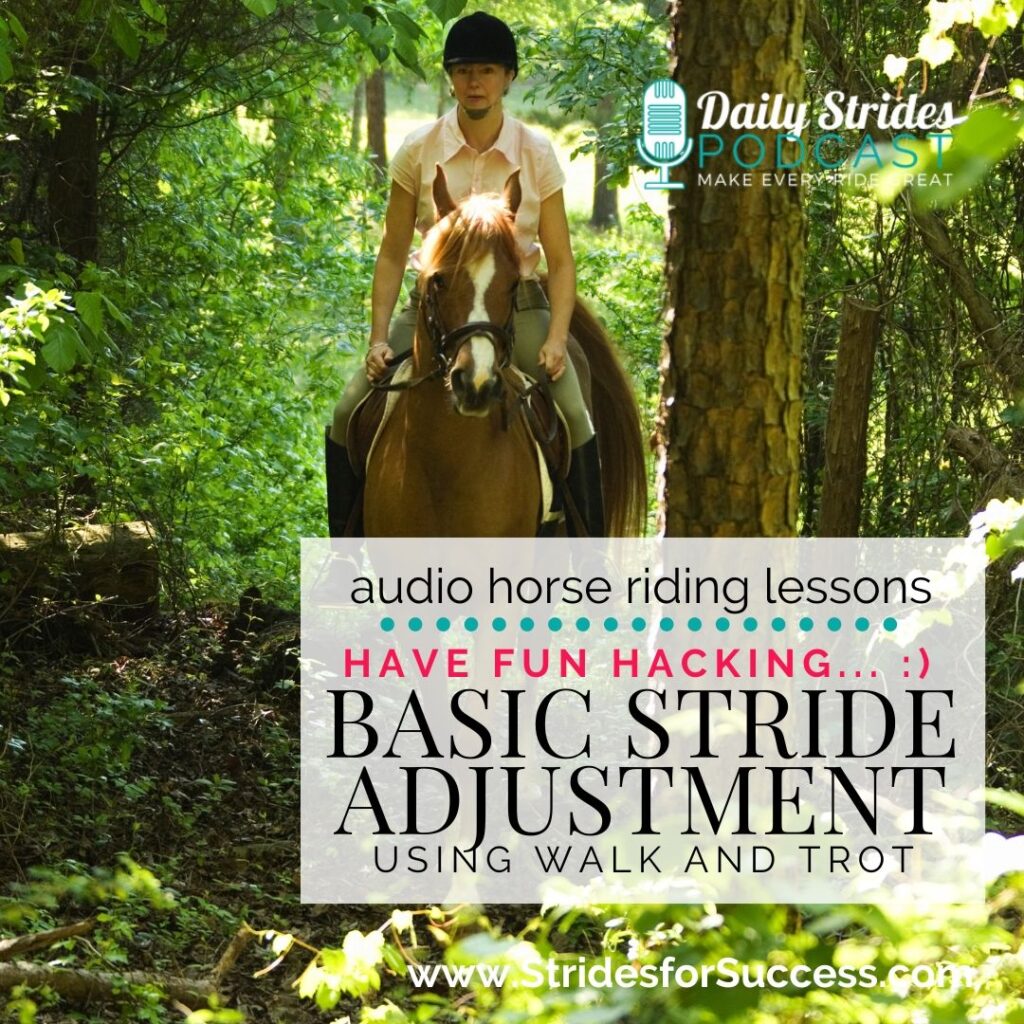 Fun Out Hacking; Stride Adjustment on the Trail